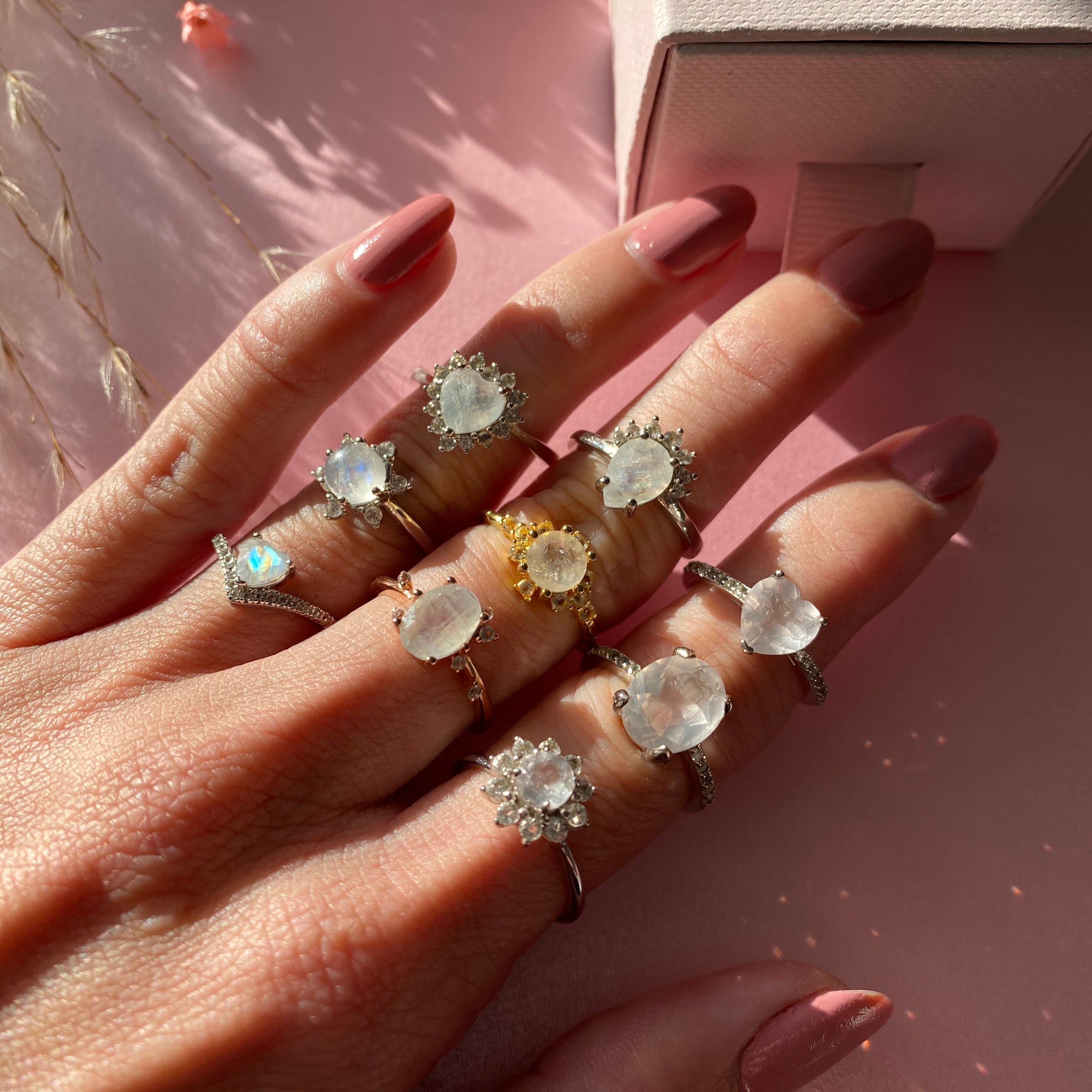 Gemstone Rings | Semi Precious Stone Jewellery | 925 Sterling Silver ...